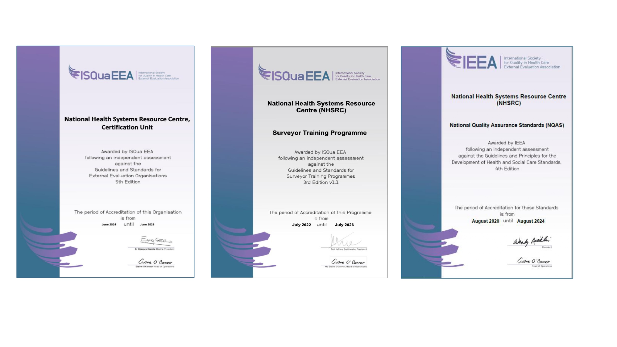 Triple Excellence: ISQuaEEA Accredited Standards, Training Program, and ...